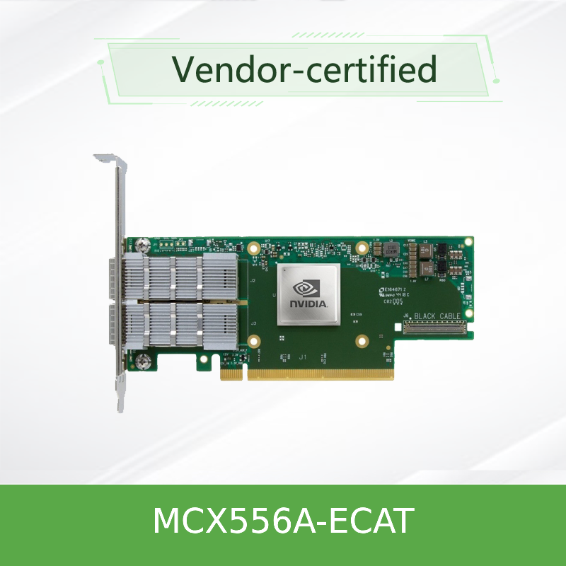 Quality ConnectX-5 VPI Adapter Mellanox Network Card EDR IB 100GbE Dual Port QSFP28 for sale
