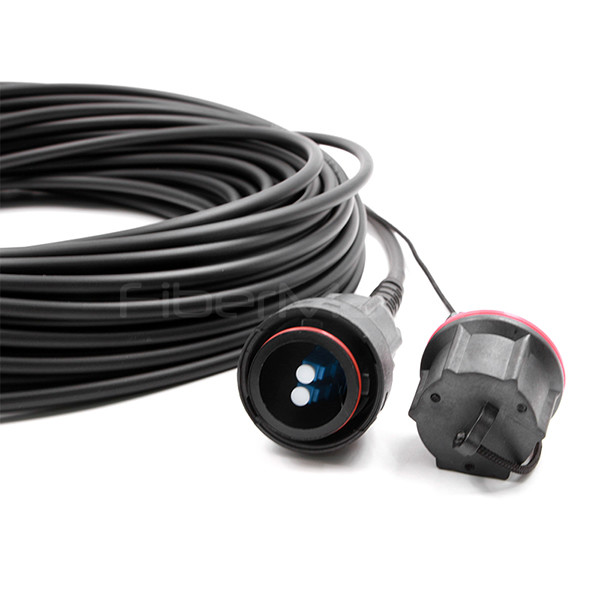 Quality FullAXS To ODC Socket FTTA Patch Cord 2 Cores 9/125 OS2 TPU Jacket for sale