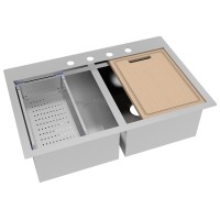Quality Multi Function Stainless Steel Kitchen Workstation Sink For Apartment for sale