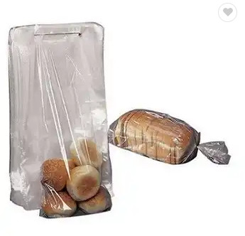 Quality Polyethylene plastic Bread Bags Transparent 10 X 12 Poly Bags Recycled for sale