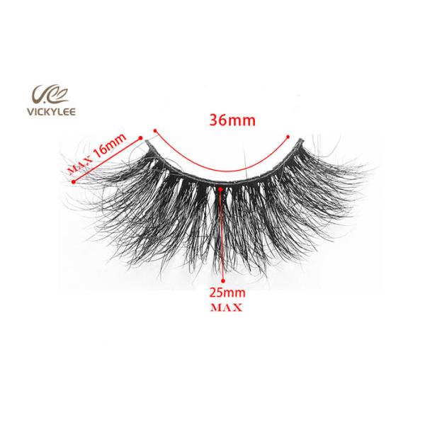 Quality Handmade Craft Long Wispy 25MM 7D Volume Lashes for sale