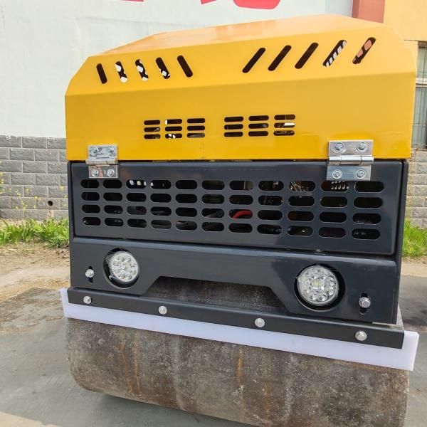 Quality 1 Ton Double Drum Vibratory Road Roller 69Hz Vibration Frequency and 40cm for sale