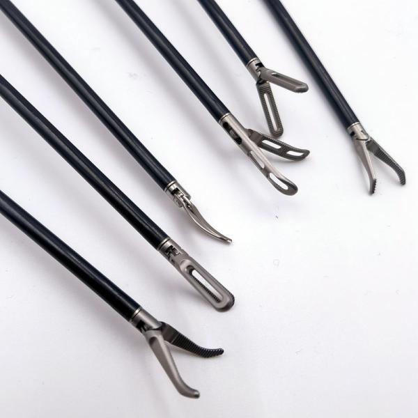 Quality Endoscopic Surgery Instrument Laparoscopic Thin Teeth Debakey Forceps Fenestrate for sale