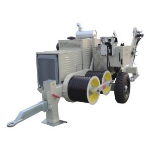 Quality SA-YQ90 90KN steel Cable Tensioners Hydraulic Puller With Diesel Engine for sale