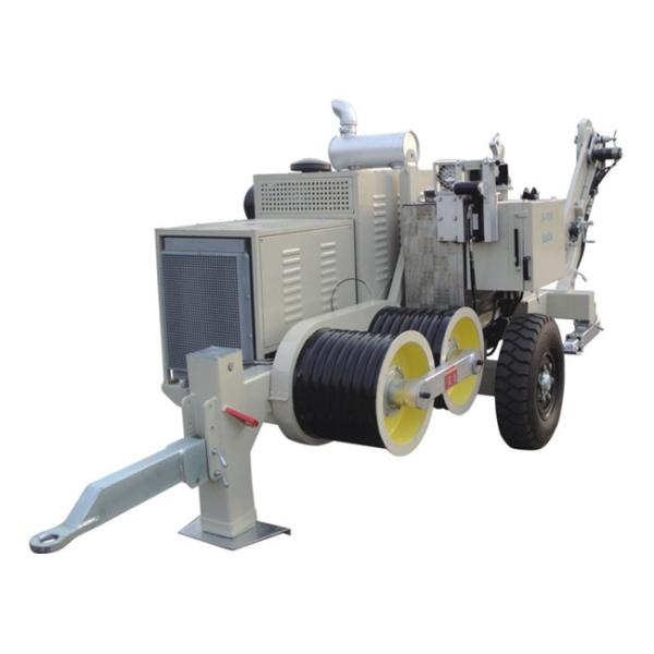 Quality SA-YQ90 90KN steel Cable Tensioners Hydraulic Puller With Diesel Engine for sale