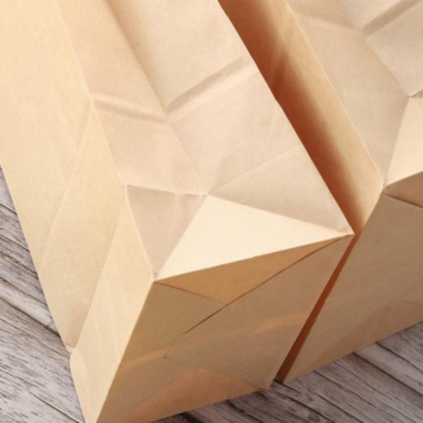 Quality Kraft Biodegradable Disposable Tableware Candy Paper Bag Without Handle BSCI for sale