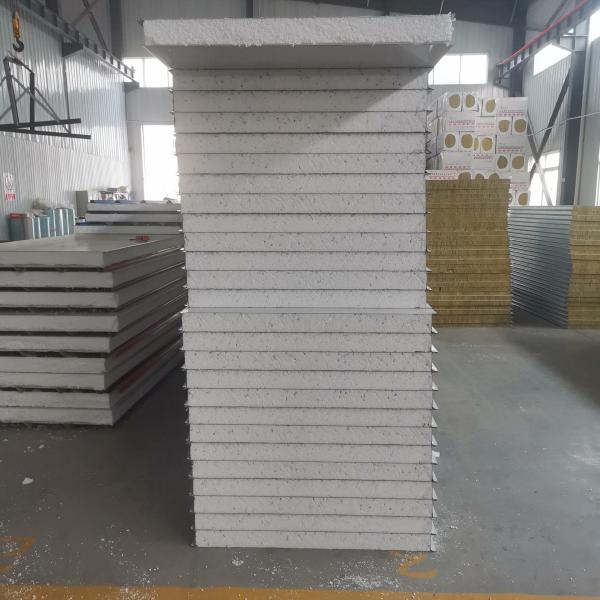 Quality 50mm EPS Sandwich Panel Insulated Steel Roofing Fireproof for sale