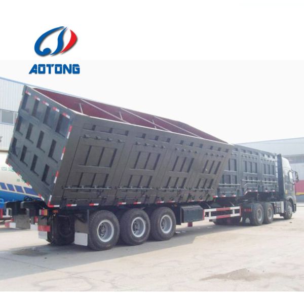 Quality Low Bed Deck Dimension of 12000X2500X1500mm Dump Semi Trailer for Australia Market for sale