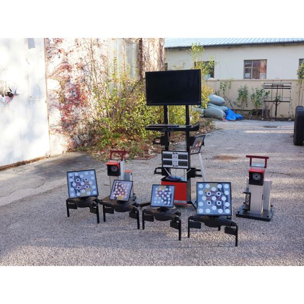 Quality AA4C Portable Movable 3D Wheel Alignment For Both Car & Truck 3 Camera for sale