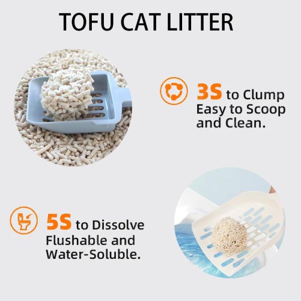 Quality Grey Flushing Cat Litter Customization Dustless Cat Litter OEM for sale