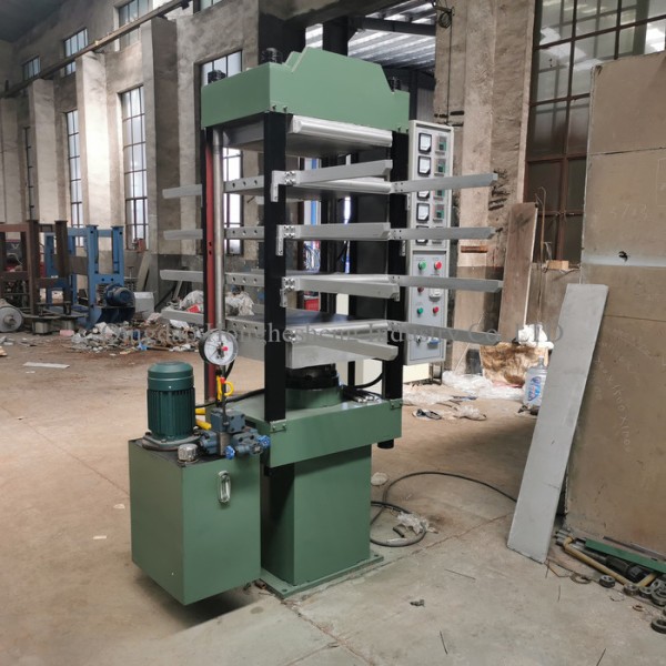 Quality 50 Ton Rubber Paver Tile Making Machine For Playground Floor for sale