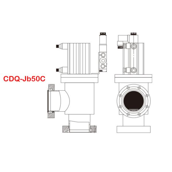 Quality Light Weight Manual Angle Valve Application Range 1E+5 Pa - 1.3E-7 Pa for sale