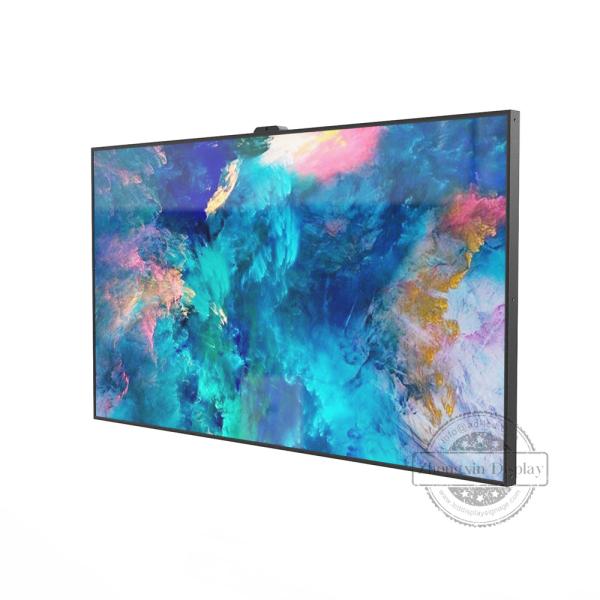 Quality 75inch Ceiling Hanging LCD Digital Signage Window Display 2500nits for sale