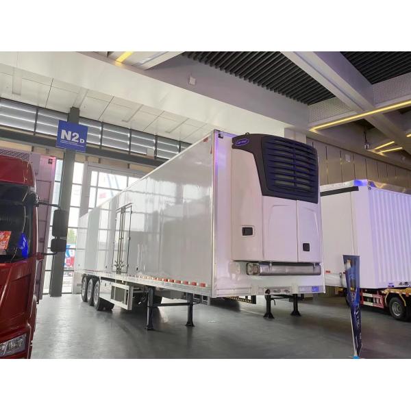 Quality 3axle Refrigerated Truck Trailer Cryogenic Semi Trailer Freezer Trailer for sale