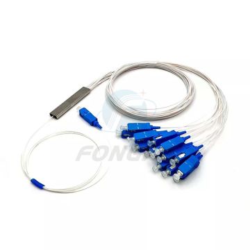 Quality 1x16 Mini Plc Fiber Optic Cable Splitter With Sc/Apc Connectors for sale
