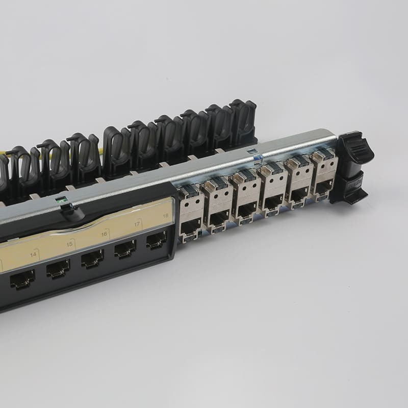Quality UTP Network Patch Panel Integrated RJ45 1U 24 Port Patch Panel for sale