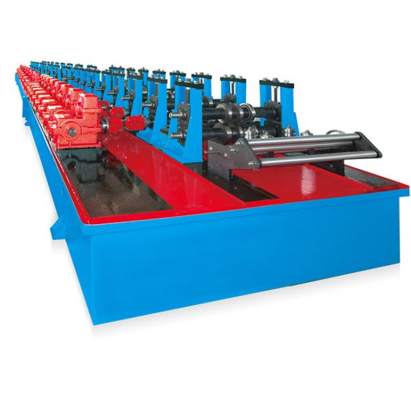 Quality Cr12 Cutter 15m/Min Rack Shelf Roll Forming Machine for sale