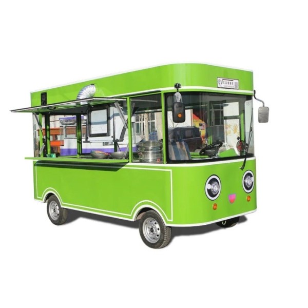 Quality Outdoor Fast Food Carts Crepe Food Truck with Snack Mobile Kitchen Cooking Equipments for sale