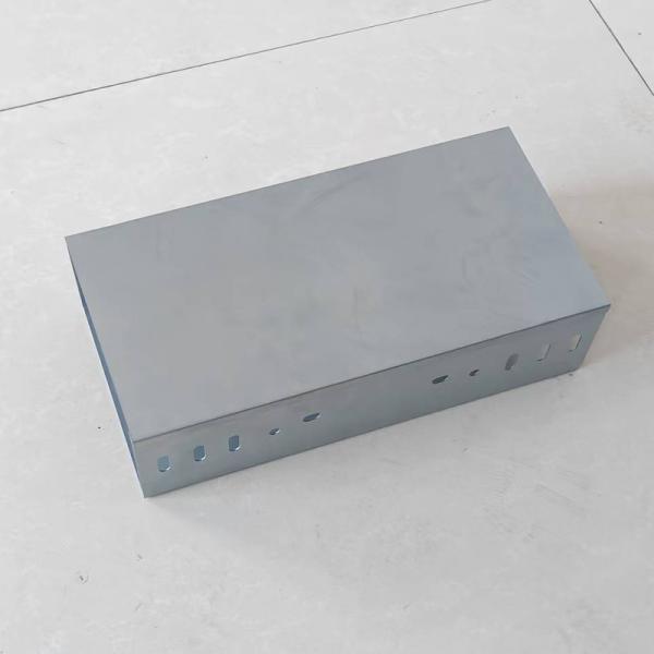 Quality Customized Groove Galvanised Steel Cable Tray Punched Perforated Trough for sale