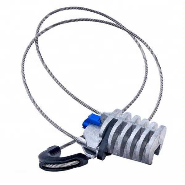 Quality 10KN ADSS Cable Fittings , Figure 8 Cable Tension Clamp for sale