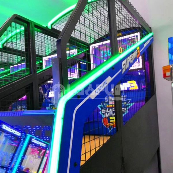 Quality Coin operated basketball game with video screen electronic MVP basketball for sale