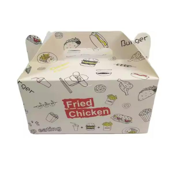 Quality Custom Biodegradable Fried Chicken Boxes with Logo - Wholesale Eco-Friendly Fast for sale