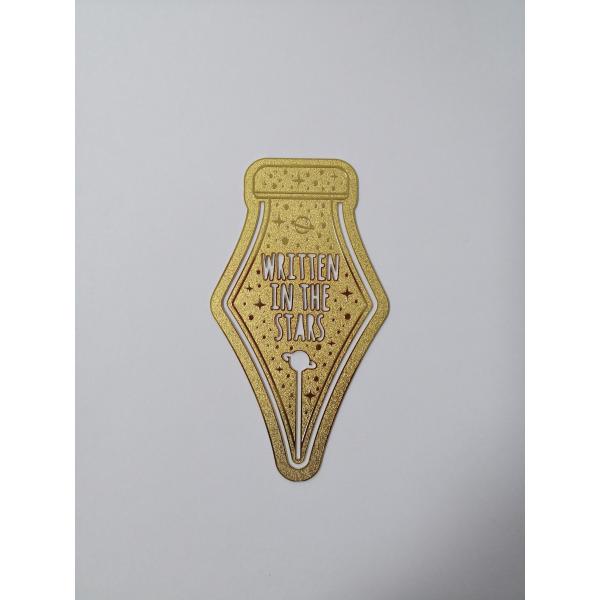 Quality Shiny Finishing SS Custom Metal Bookmarks 3D , 2D , Flat Double Or Single Side for sale