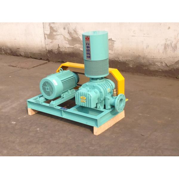 Quality 80KPA Roots Air Blower , DN65 air cooled compressor 120m3/h pneumatic blower for sale
