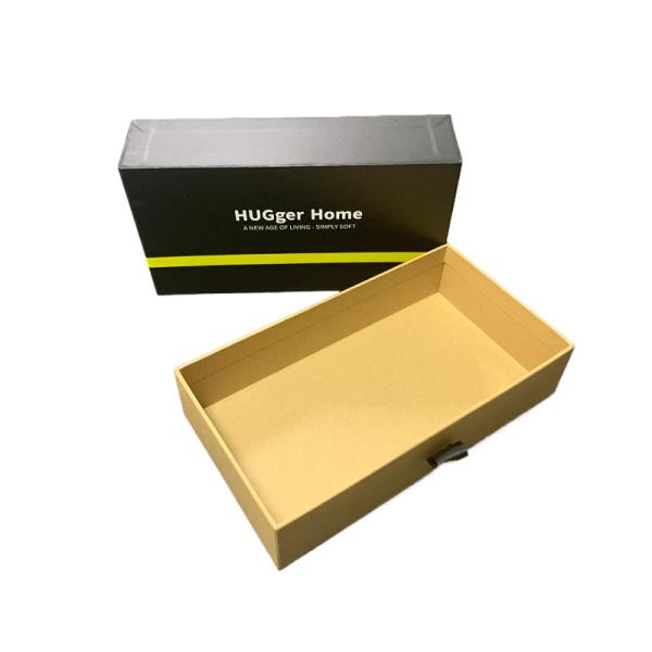 Quality Recyclable Cardboard Drawer Box Coated Paper Gift Box With Ribbon For Perfume for sale
