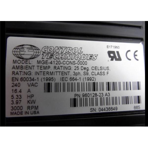 Quality Emerson MH Series Servo Motors-AC Servo manufactured Control Techniques MGE-4120 for sale
