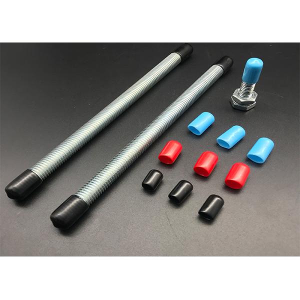 Quality PVC 1/2 Threaded Rod End Cap M10 Unistrut Plastic Cover for sale
