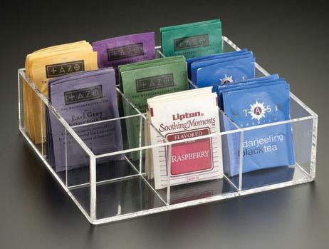 Quality Popular Shape Acrylic Boxes For Tea Bag for sale