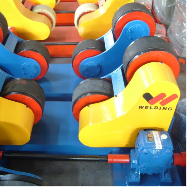 Quality Adjustable Self Aligned Welding Rotators 5T PU Metal For Boiler Pipe Tank for sale