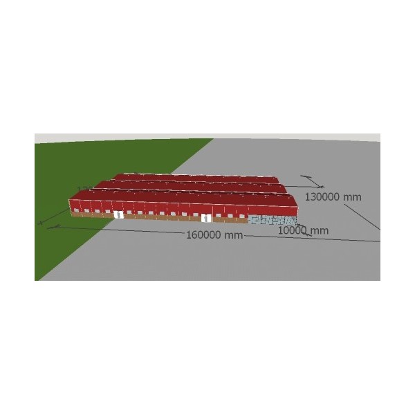Quality Indoor Stadium Light Steel Structure Warehouse Fabrication Customized for sale