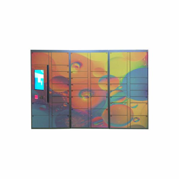 Quality Self Pick Up Smart Parcel Locker Bar Code Scanner PIN Code Access For Delivery for sale