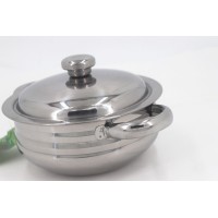 Quality 6pcs Sauce Pot Stainless Steel Cookware Sets Mirror Polish Inside And Outside for sale