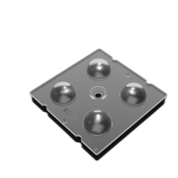 Quality SGS Transparent MLA Micro Lens Array Spherical Shape 90 Degree for sale