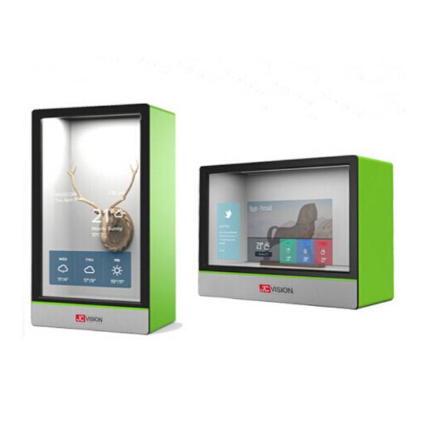 Quality Advertising Transparent LCD Touch Screen Transparent LCD Display Box 21.5 Inch for sale