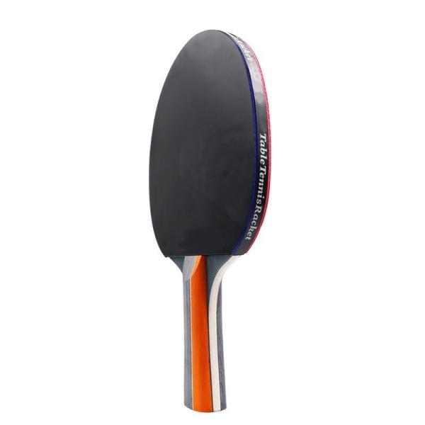 Quality Poplar Plywood Table Tennis Set 2 Bat 3 Ball Reversed Sponge Concave Handle Kit for sale