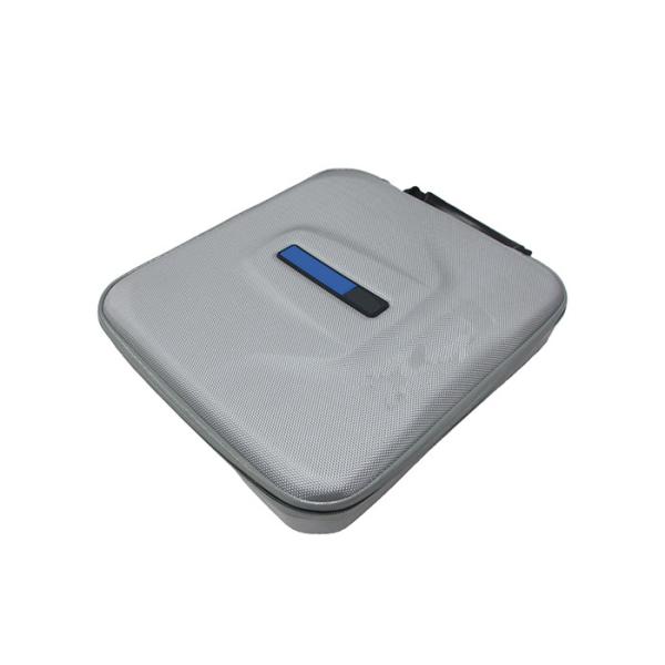 Quality Cool Grey Color Eva Molded Case Durable 1680D Fabric with Hot Press and Handle for sale
