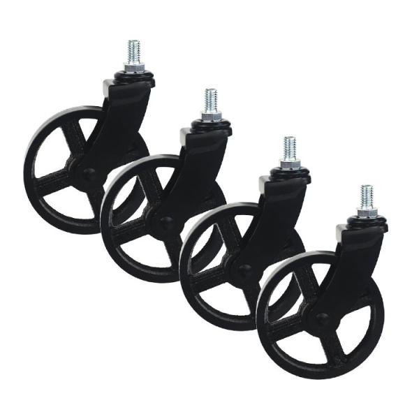 Quality CE Cast Iron 88mm 132lbs Capacity Trolley Wheels Heavy Duty for sale