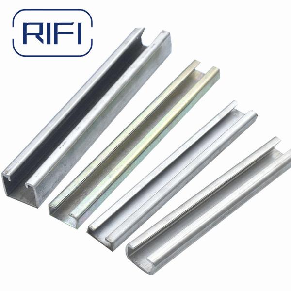 Quality 1 5 8 Unistrut 14 Gauge Silver Finish For C Industry S Efficiency And Reliabilit for sale