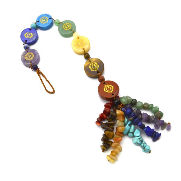 Quality 7 Chakra Stones Healing Crystal Palm Pocket Stone Reiki Balancing Pendant for Balance and Harmony for sale