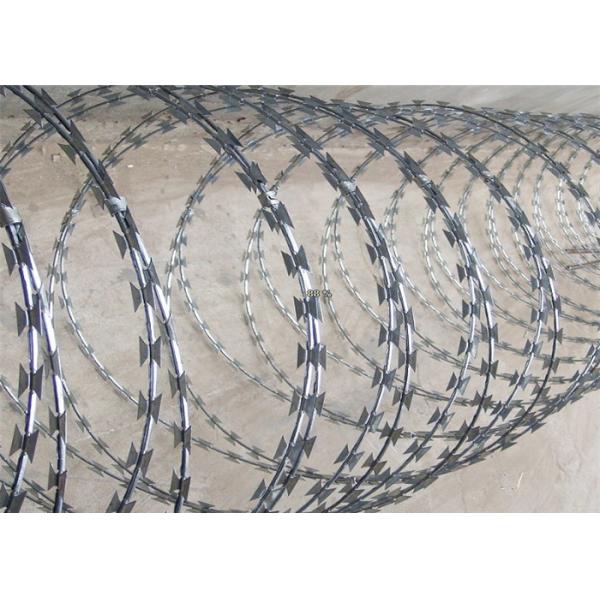 Quality Coil Diameter 500mm Razor Barbed Wire Galvanized for sale