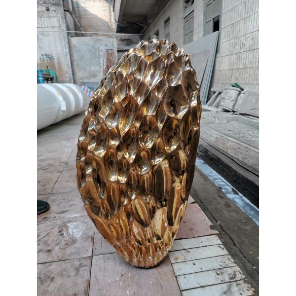 Quality Seed Abstract Copper Art Sculpture Hall Cast Bronze Sculpture Cabinet Decoration for sale