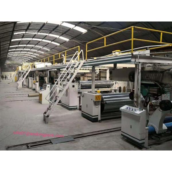 Quality High Speed CrMo Alloy Steel Production Line Of Corrugated Paperboard for sale