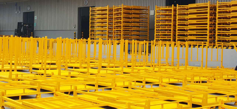 Folding Pallet Stacking Rack
