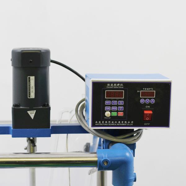 Quality Borosilicate Glass Reactor with 304 Stainless Steel Fittings, Customized Capacity, and Automatic Control for sale
