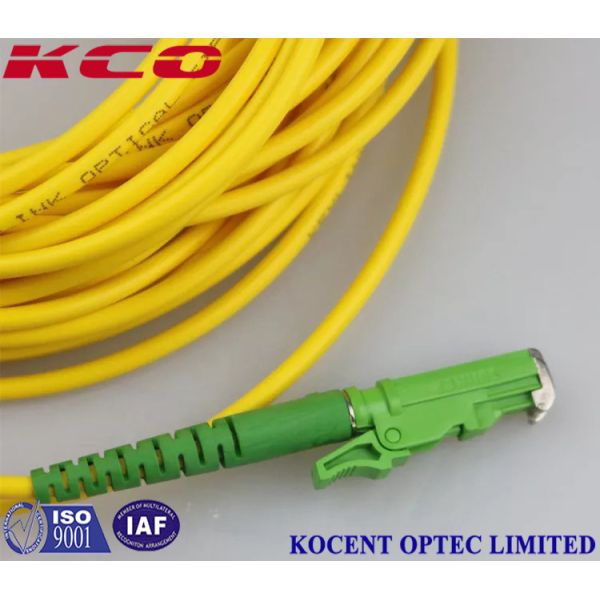 Quality SM 9/125 E2K Fiber Optic Patch Cord , E2K Optical Fiber Jumper 10m 20m 50m 100m for sale