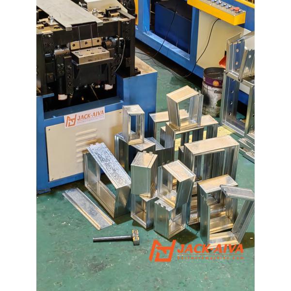 Quality Fire Damper Frame Making Machine #Curtain Fire Damper Fabrication Machine # for sale